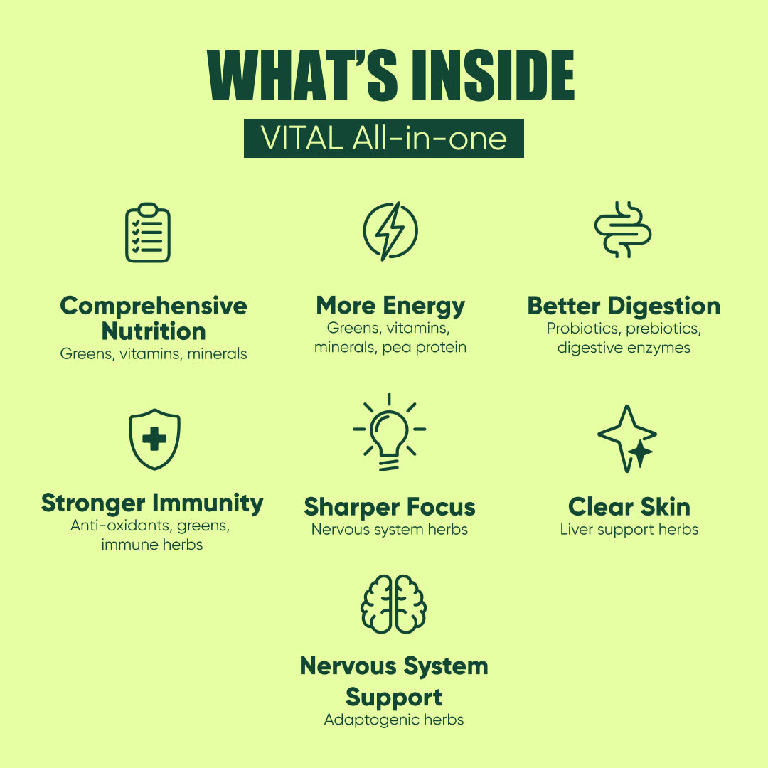 Vital All-In-One Original | Vegan Multivitamin & Supplements – Vital ...