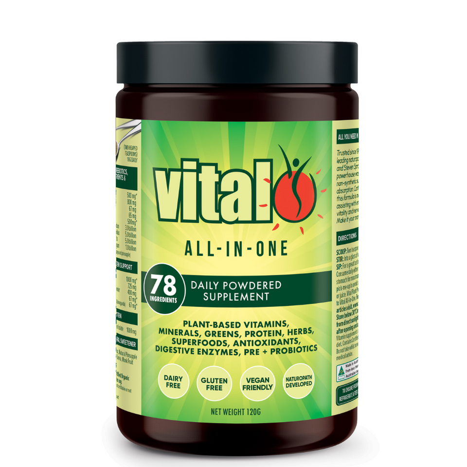 Vital All-In-One Original | Vegan Multivitamin, Omega 3, Spirulina ...