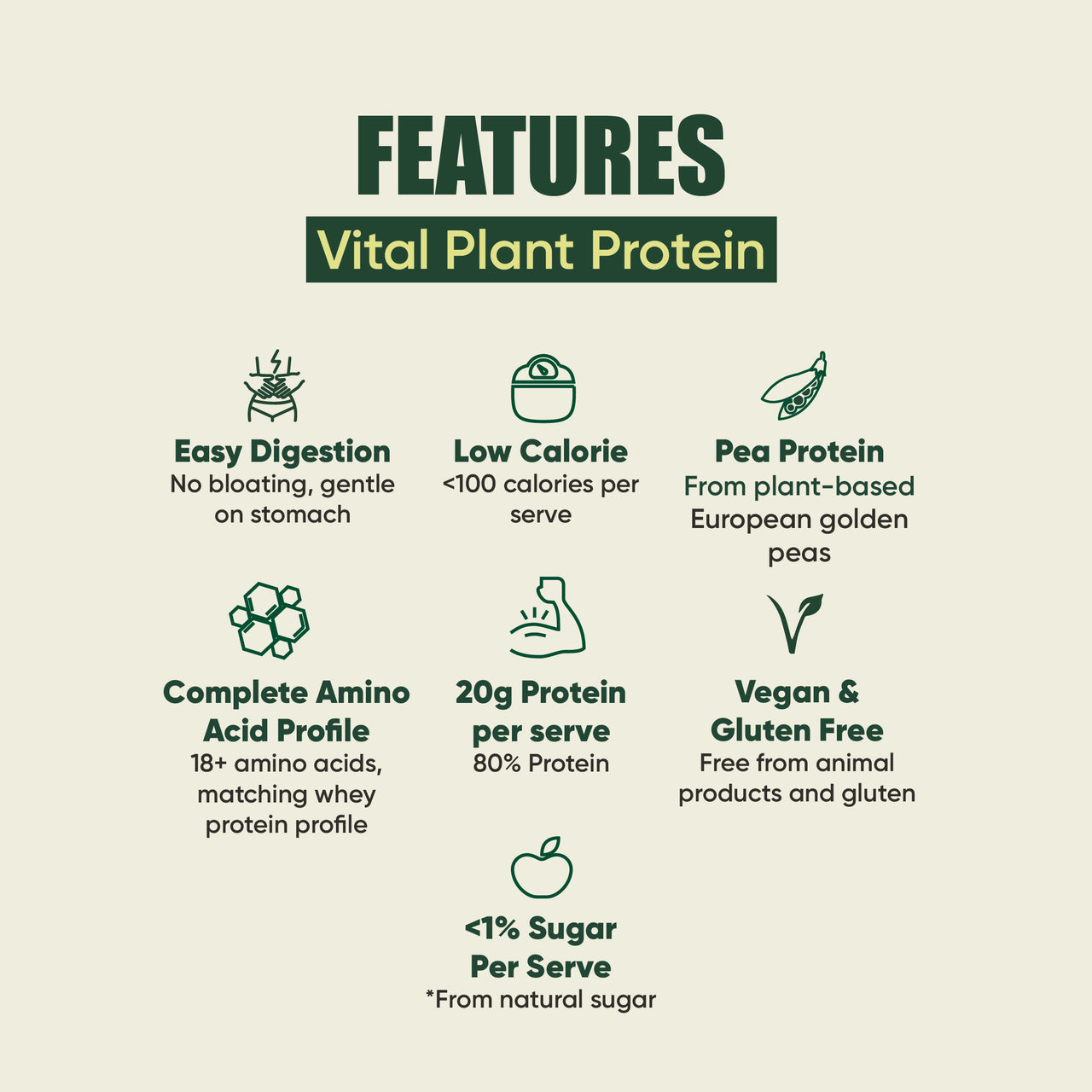 Vital Plant Protein Vanilla – Vital Everyday Australia